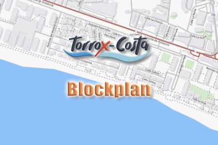 Die Wohnblöcke 75 bis 90 in Torrox Costa
